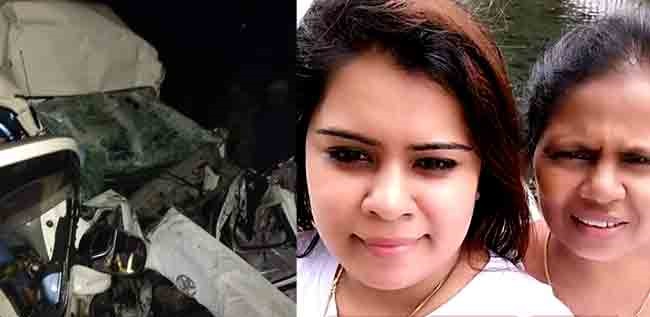 கோர விபத்தில் சிக்கி தாயும் மகளும் பலி!! Video - Vampan